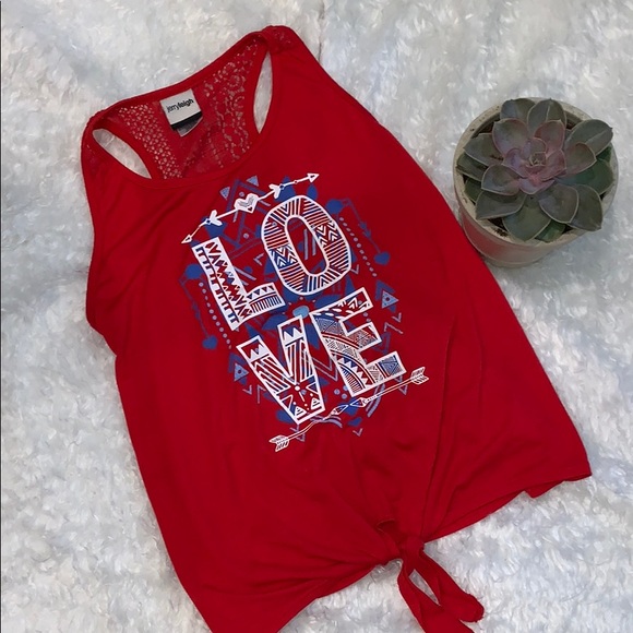 Jerry Leigh | Tops | Red White Blue Atop | Poshmark